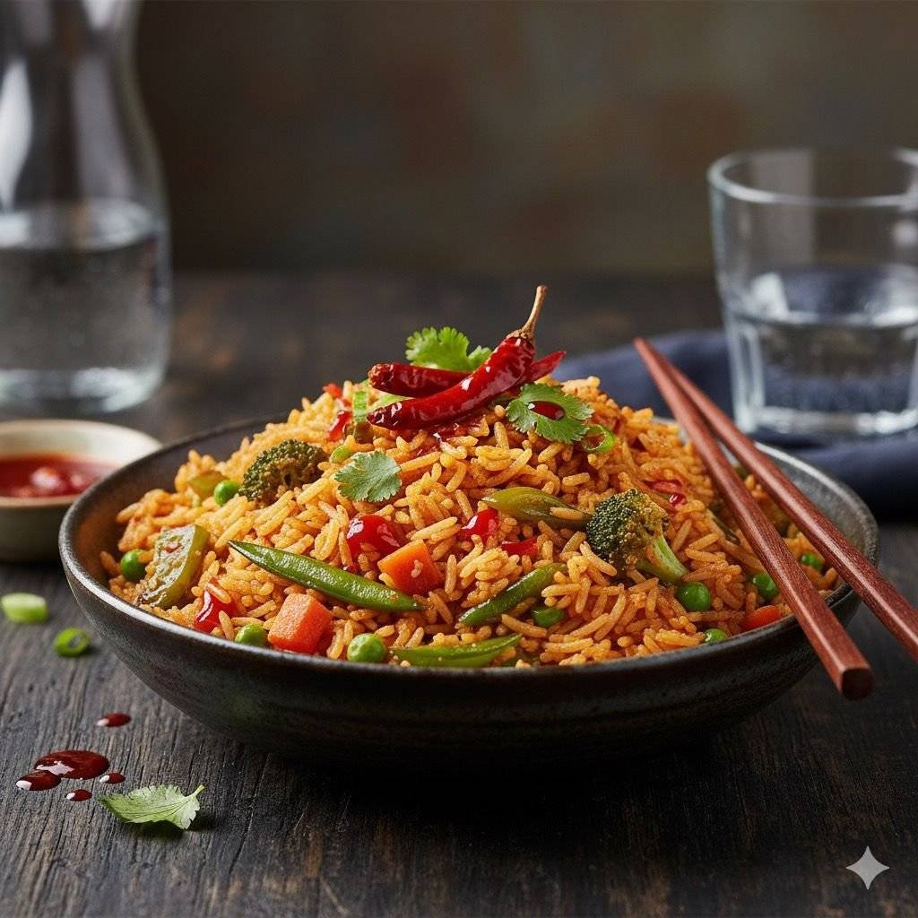 Szechuan Fried Rice - Raagas Cuisine